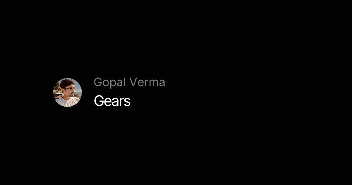Gears - Gopal Verma